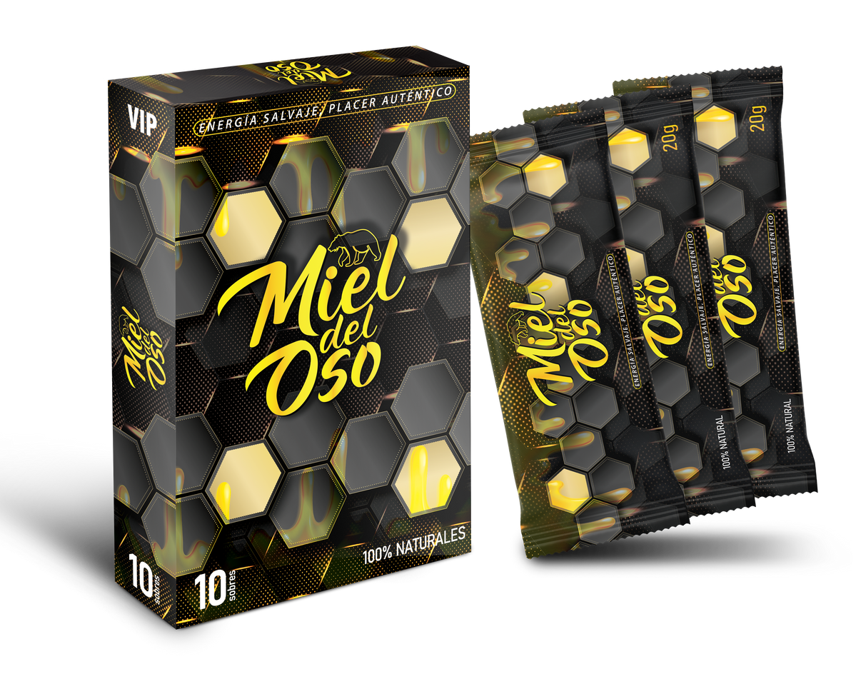 Caja de 10 sobres - Miel del Oso 🐻🍯
